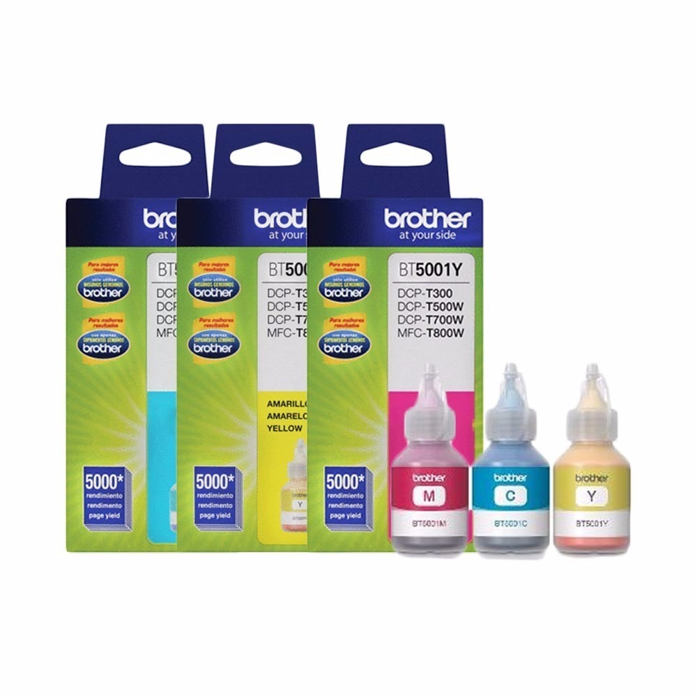 Papelería Valman - BOTELLA DE TINTA BROTHER 5001 COLOR ORIGINAL