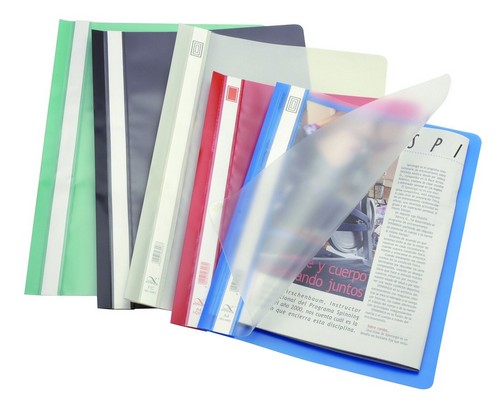 Papelería Valman - CARPETA PLASTICA OMEGA TAPA TRANSPARENTE A4 x 12