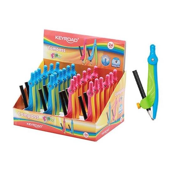 Papelería Valman - COMPÁS KEYROAD FLOW CON LAPIZ
